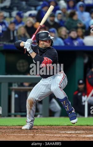 Minnesota Twins first baseman Ty France (13) gets an out on Baltimore ...