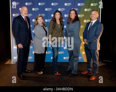 Department of Homeland Security (DHS) Secretary Kristi Noem speaks at ...