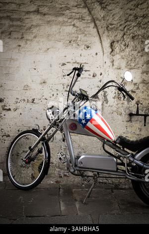 Unique ‘Easy Rider’ Captain America e-bike electric bicycle in a ...