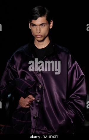 Model on the runway for À La Garçonne during the 59th edition of São ...