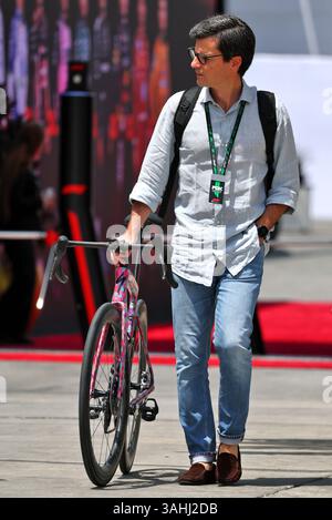 Carlos Onoro Sainz (ESP) Driver Manager watches qualifying. 30.08.2025 ...