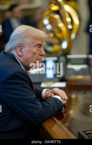 US President Donald J. Trump announces the completion of the Lincoln ...