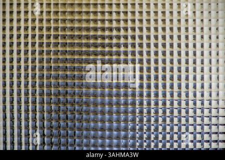 nearly abstarct picture of pattern glass and indiscernible images ...