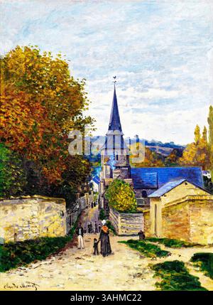 Claude Monet - Street in Sainte Adresse Stock Photo - Alamy