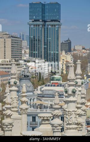 Bürohochhaus Torres de Colon, Plaza Colon, Madrid, Spanien *** Torres ...