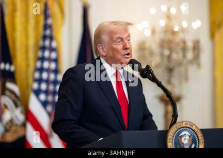 U.S. President Donald Trump delivers his State of the Union address to ...