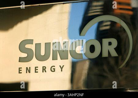 Mar 18, 2008 - Calgary, Alberta, Canada - Signage outside the Suncor ...