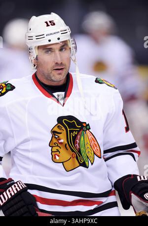 Profile photo on Chicago Blackhawks C Connor Bedard during an NHL ...