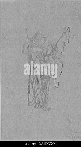 This study for Gustave Moreau's 'Oedipe et le Sphinx' created between ...