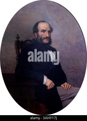 Theodor Aman - Portretul lui Barbu Catargiu Stock Photo - Alamy