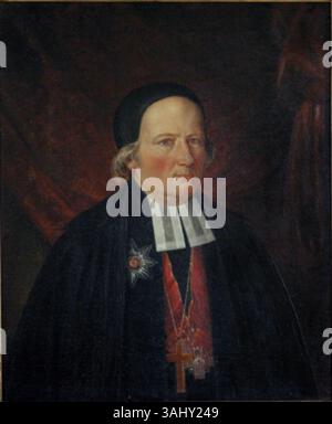 A portrait of Magnus Jacob Alopæus, painted by an unknown artist ...