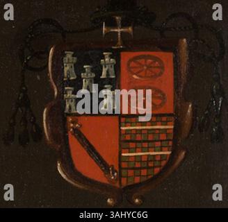 Coat of arms of Marcos de Torres y Rueda (cropped Stock Photo - Alamy
