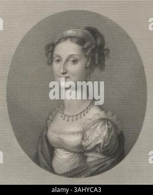 Maria Ferdinanda of Saxony, grand duchess of Tuscany Stock Photo - Alamy
