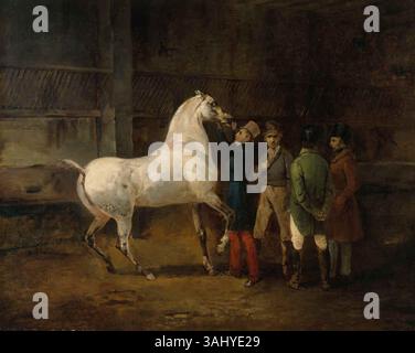 This work by Théodore Géricault, created in the 19th century, depicts ...