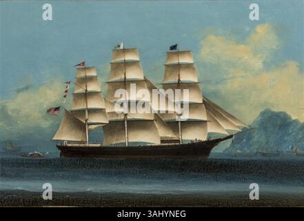 Hong Kong Harbour, 1850 Stock Photo - Alamy