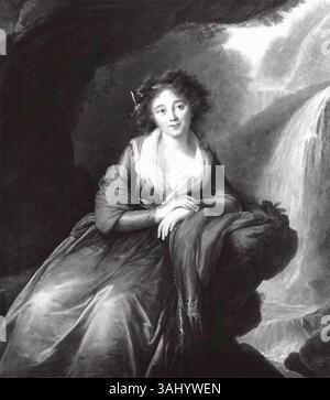 Portrait of Countess Anna Potocka by Élisabeth Vigée-Lebrun, painted in ...