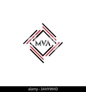 MVA, MVA set, M V A design, M V A letter, M V A logo, M V A, MVA letter ...