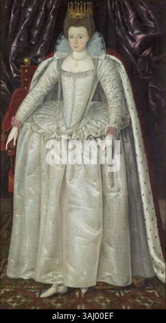 This 1603 portrait of Elizabeth Vernon, Countess of Southampton, is a ...