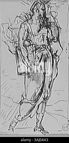 This iconic representation of Saint Christopher depicts him as a ...
