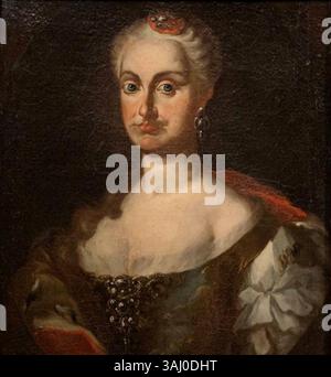 This portrait is believed to depict Maria Amalia of Saxony, Queen of ...