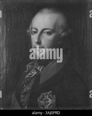 This oil painting portrays Emperor Joseph II, a significant ruler of ...