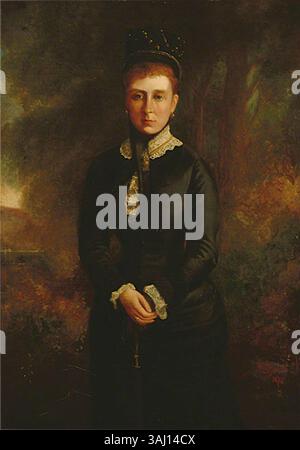 This portrait of Princess Alice, painted in 1861, highlights her poised ...
