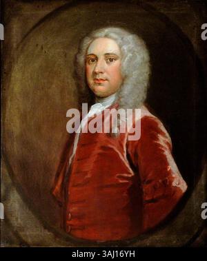 This portrait, attributed to Joseph Highmore, depicts Frederick, Prince ...