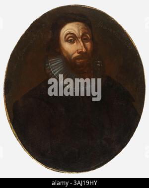 This portrait depicts John Winthrop, the first Governor of the ...
