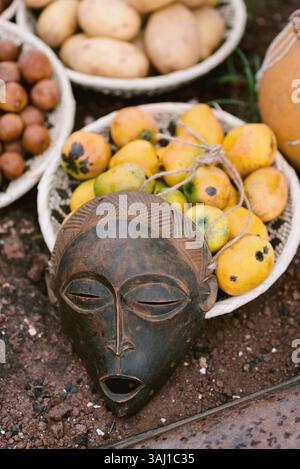 Tribal mask, Zambia Stock Photo - Alamy