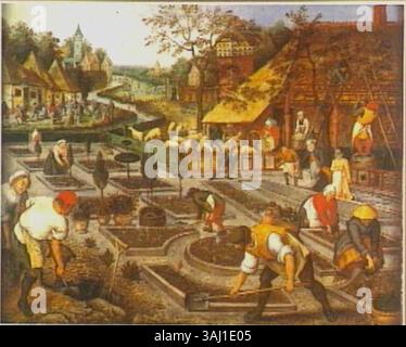 Spring - by Pieter The Younger Brueghel Stock Photo - Alamy