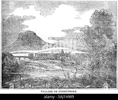 The Dublin Penny Journal published an engraving of Conna Castle in ...