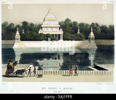 This lithograph from 1851 by Jean-Baptiste Jules Trayer illustrates the ...