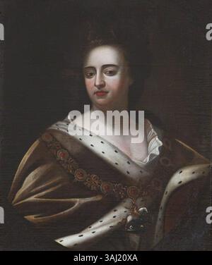 This portrait, created between 1700 and 1729 in the style of Godfrey ...