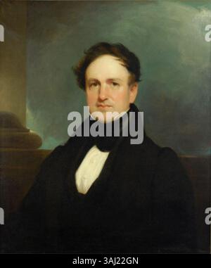This portrait by Henry Inman depicts Benjamin Mumford, an American ...