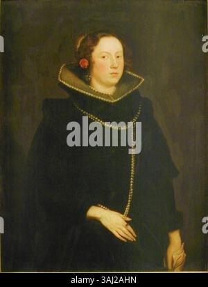 This portrait of a Genoese lady was painted by Anthony van Dyck around ...