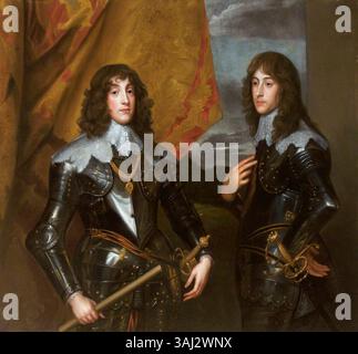 A portrait of Prince Rupert of the Palatinate by Anthony van Dyck, a ...