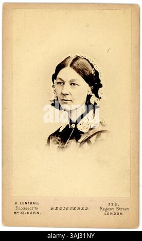 This portrait of Florence Nightingale highlights her role as a ...