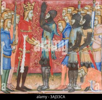 Louis I of Naples - Order of the Knot Stock Photo - Alamy
