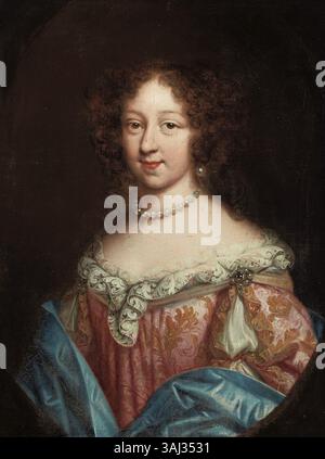 This painting, attributed to the Circle of Pierre Mignard, features ...