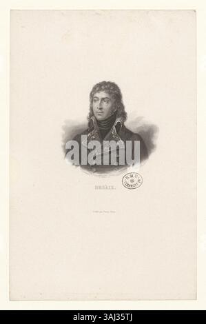 This print features a portrait of General Desaix, created by Adrien ...