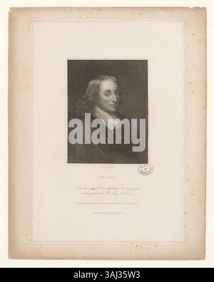This intaglio print of Blaise Pascal by Philippe de Champaigne is part ...
