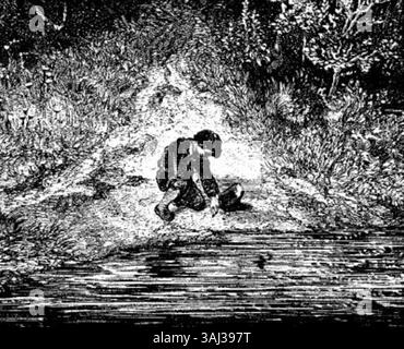 . Illustration for Charles Perrault's Le Petit Poucet from Histoires ou ...
