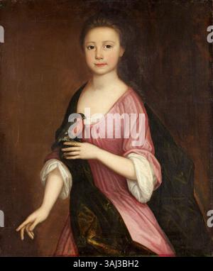 This portrait, painted between 1700 and 1729, depicts Frances Legh of ...