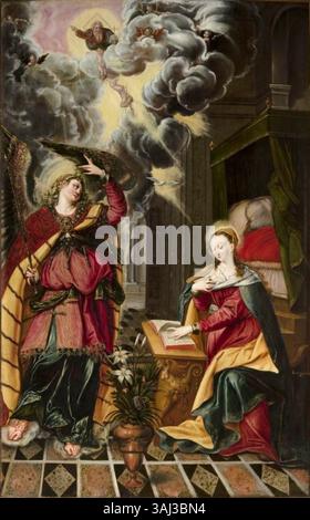 Painting by Jacob Mertens, circa 1600, depicting the fall under the ...