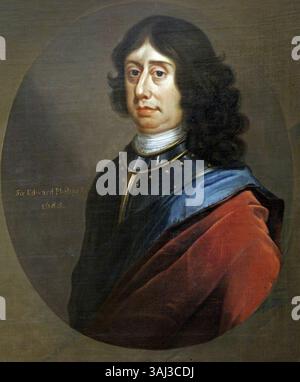 This portrait of Sir Edward Phelips III, painted in 1685, depicts the ...