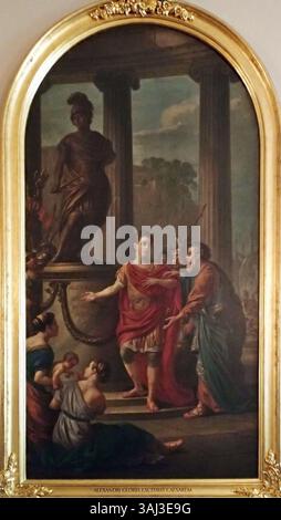 Painting by Joseph-Marie Vien from 1767 showing Julius Caesar ...