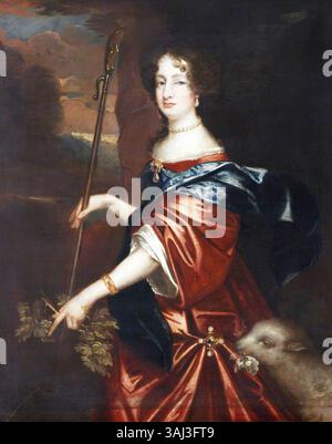 This portrait, painted circa 1691, depicts Frances Thompson, Lady ...