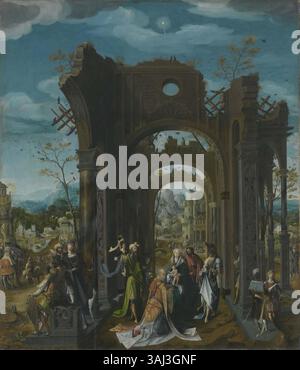 Pseudo-Bles, The Adoration of the Magi, c. 1520. Depicts the biblical scene where the Three Wise ...