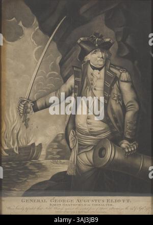 General George Augustus Eliott 1st Baron Heathfield (1717-1790 ...