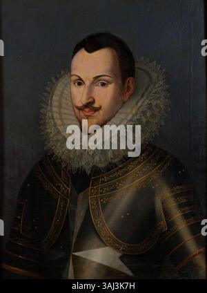 The portrait of Prince Emanuele Filiberto of Savoy depicts him in full ...